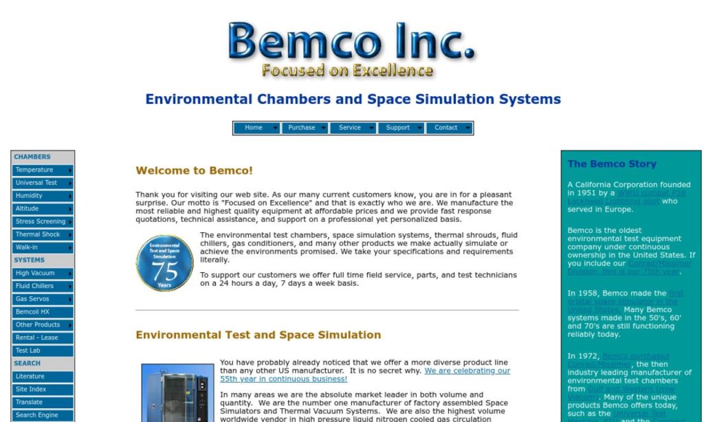 BEMCO Incorporated | Environmental Test Chambers