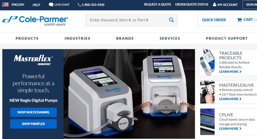 Cole-Parmer | Test Chamber Manufacturers