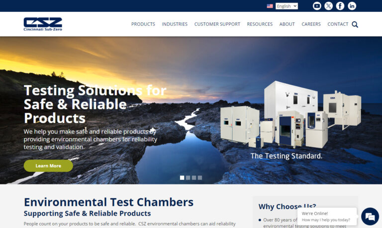 Cincinnati Sub-Zero (CSZ) | Environmental Test Chamber